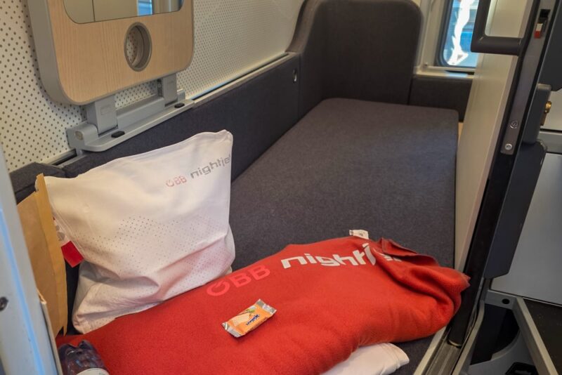 ÖBB Nightjet review: sleeping in a Mini Cabin as a solo traveler